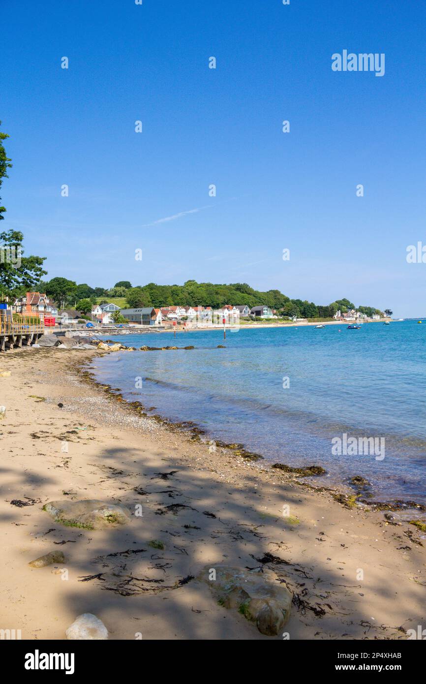 Seagrove Bay, Nettlestone and Seaview, Isle of Wight, UK Stock Photo ...