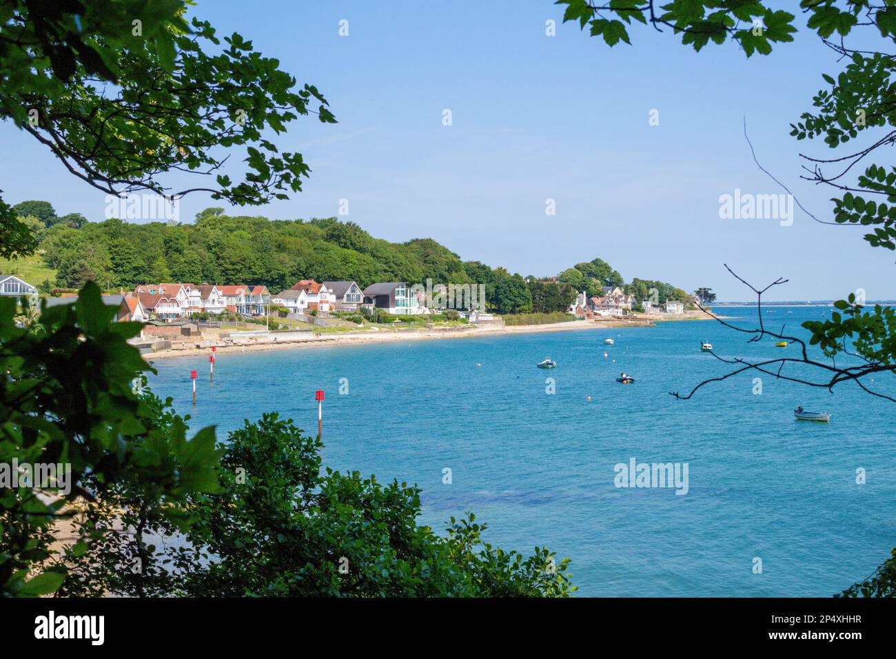 Seagrove Bay, Nettlestone and Seaview, Isle of Wight, UK Stock Photo ...