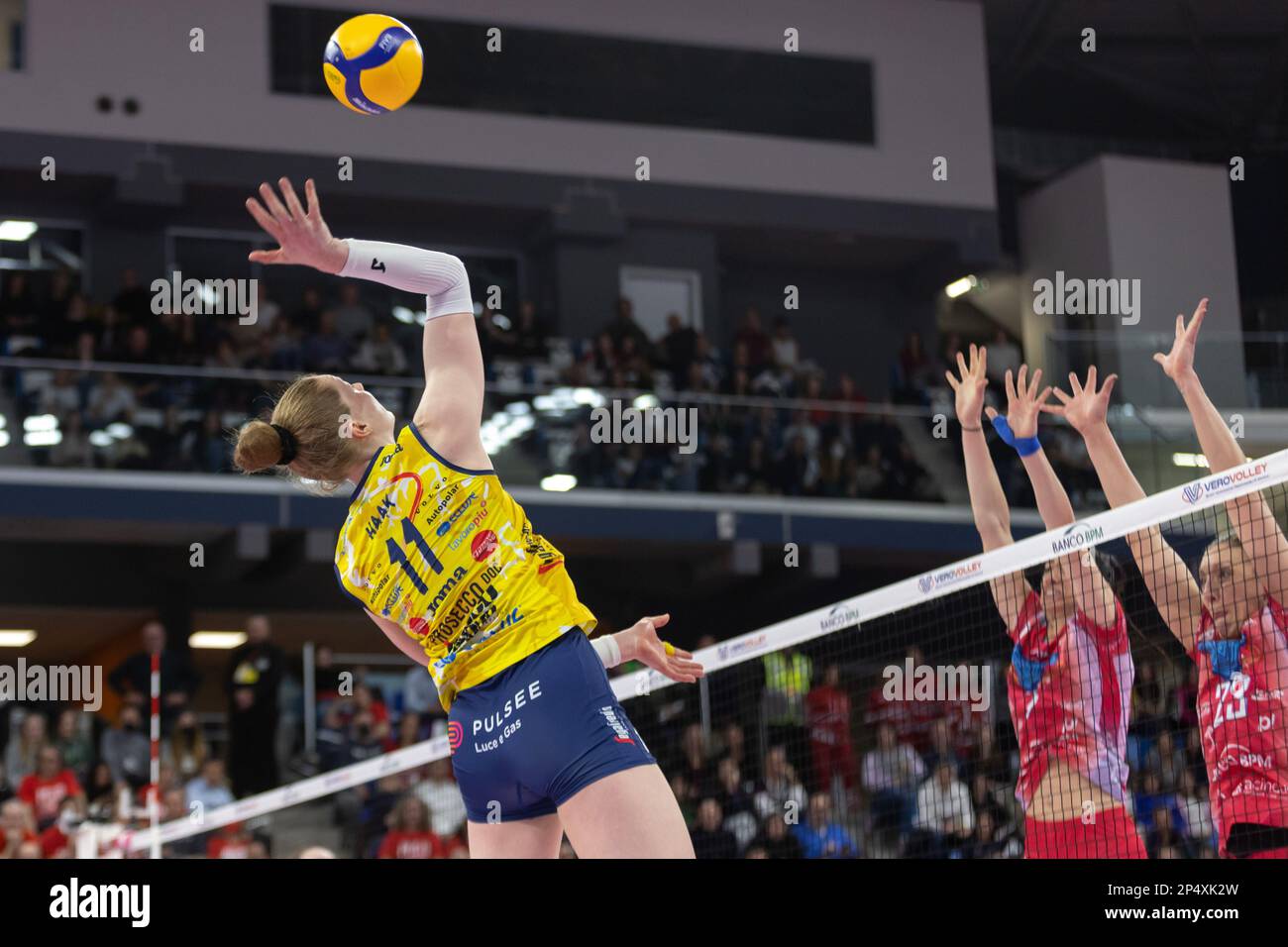 Attack of Haak Isabelle (Imoco Volley Conegliano Stock Photo - Alamy