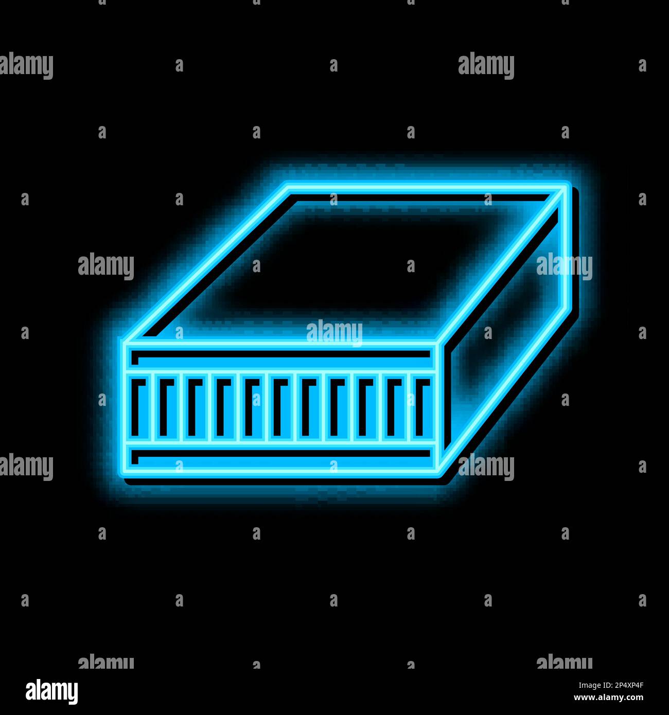 block board neon glow icon illustration Stock Vector Image & Art - Alamy