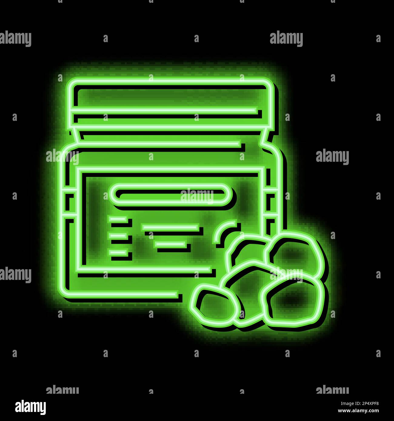 shisha steam stones neon glow icon illustration Stock Vector Image ...