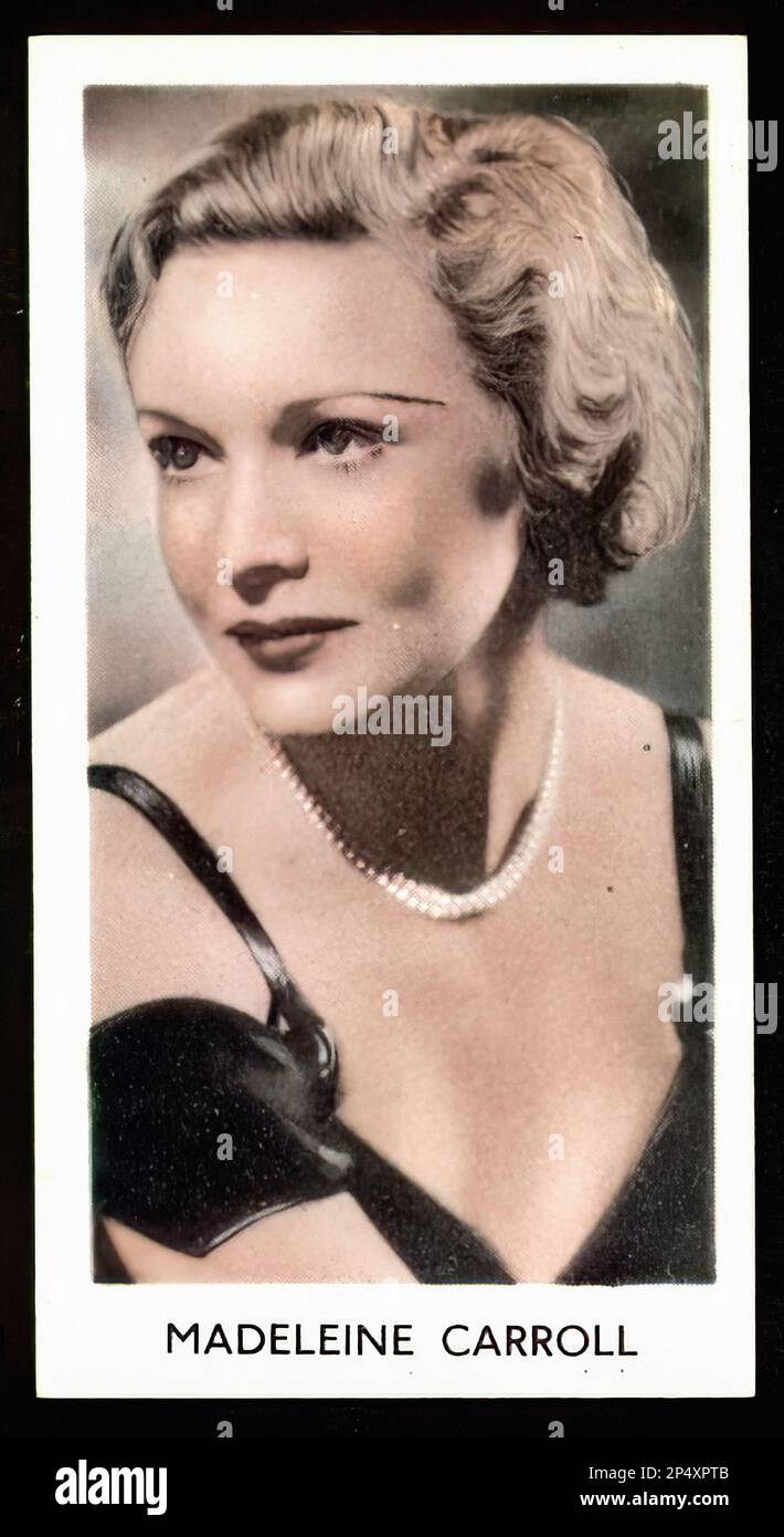 Madeleine carroll portrait hi-res stock photography and images - Alamy