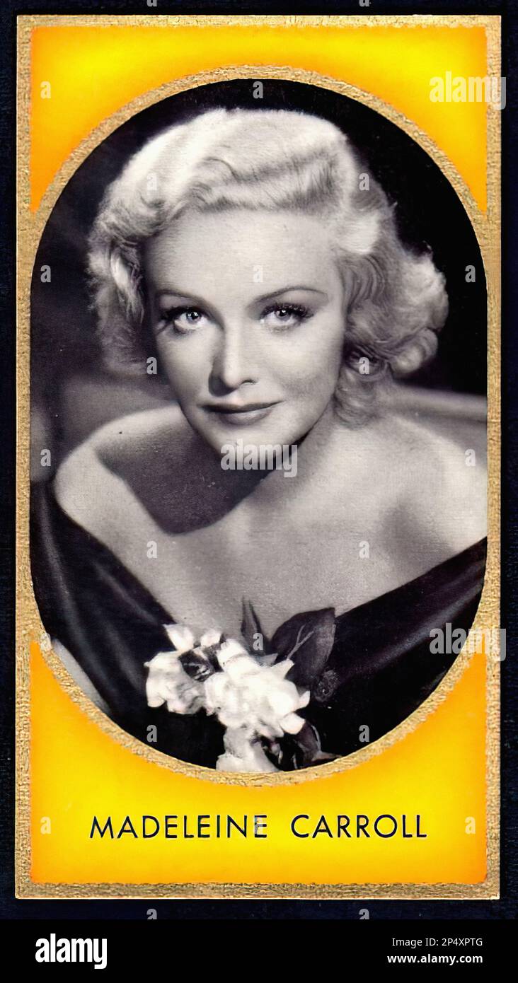 Madeleine carroll portrait hi-res stock photography and images - Alamy