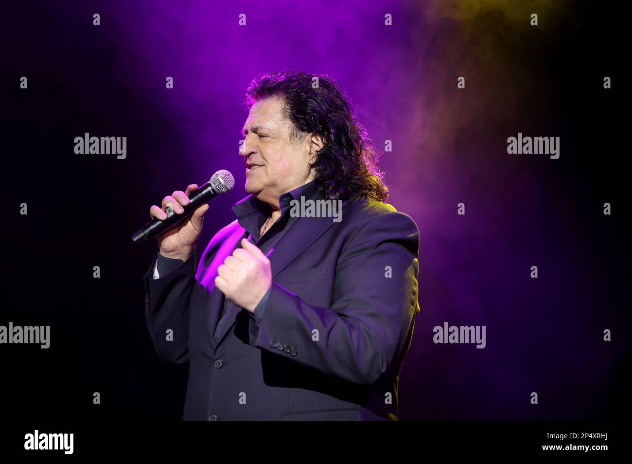 IVANO-FRANKIVSK, UKRAINE - MARCH 3, 2023 - Ukrainian singer Ivo Bobul ...