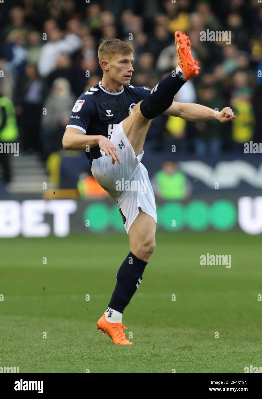 Zian Flemming of Millwall during Championship match between Millwall ...