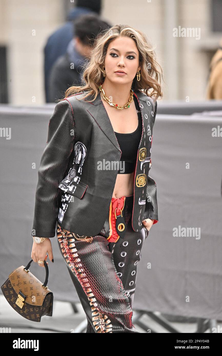 Paris, France. 06th Mar, 2023. Gu Ailing ( Eileen ) arriving at Louis ...