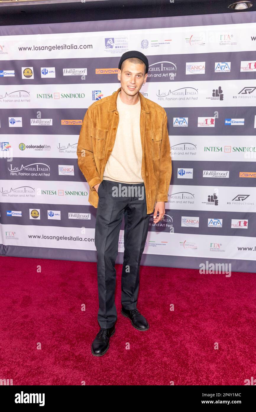 Actor Francesco Cuizza attends Los Angeles Italia Film, Fashion and Art ...