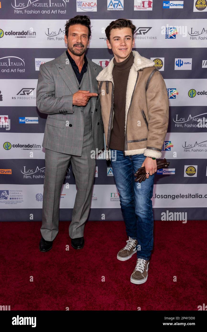 Actor Frank Grillo, Singer Alexander James Rodriguez attends Los ...