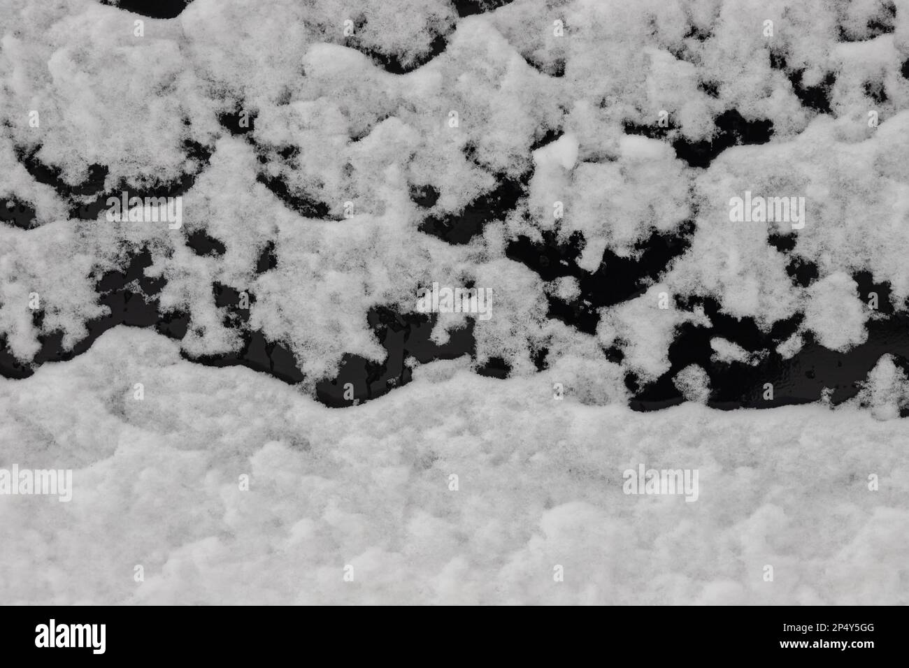 Beautiful winter background with snowy ground. Natural snow texture ...