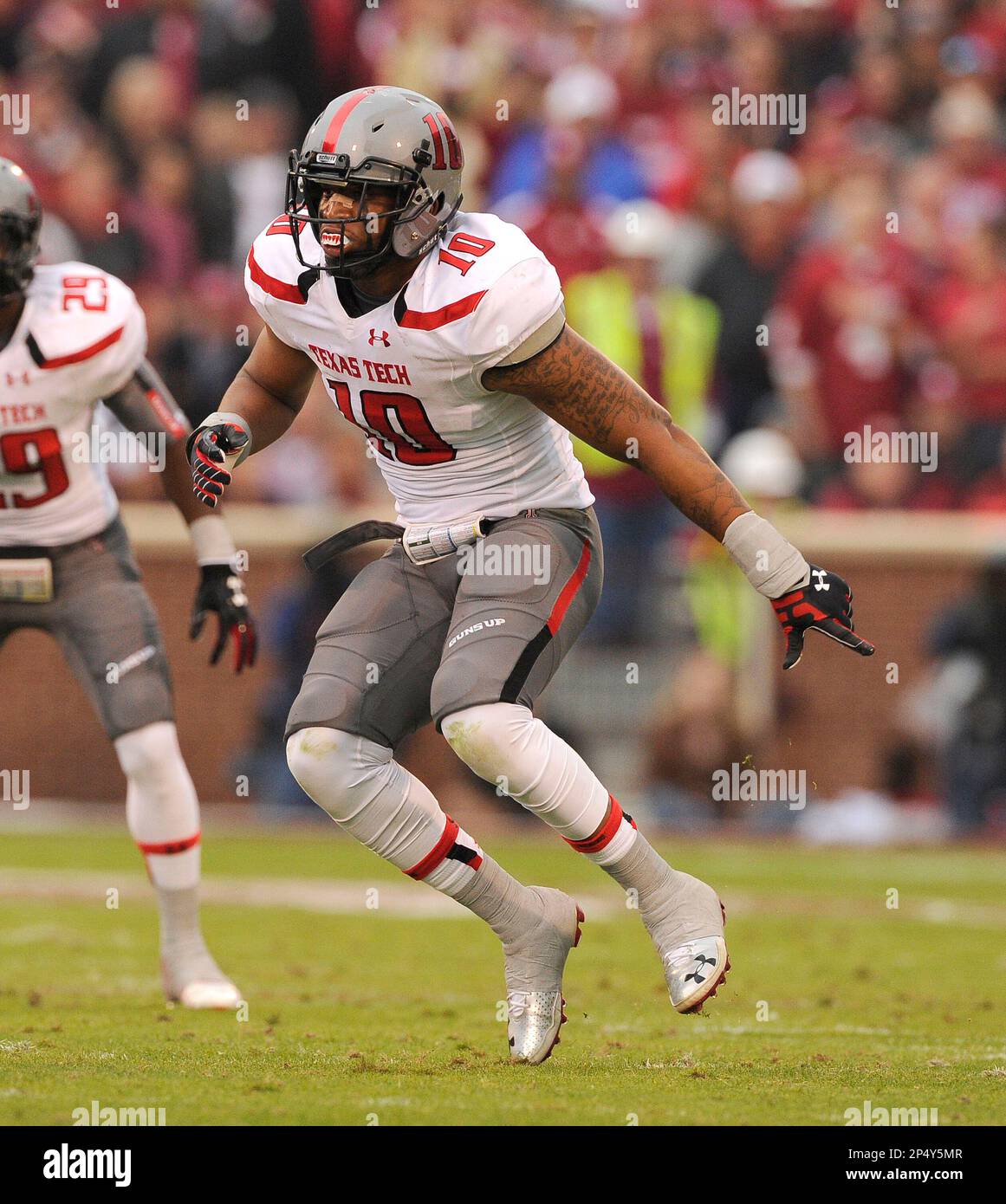 Texas Tech Red Raiders Pete Robertson (10) during a game against the ...