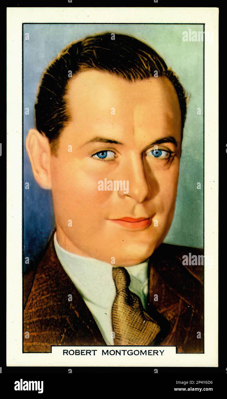 Robert montgomery portrait hi-res stock photography and images - Alamy