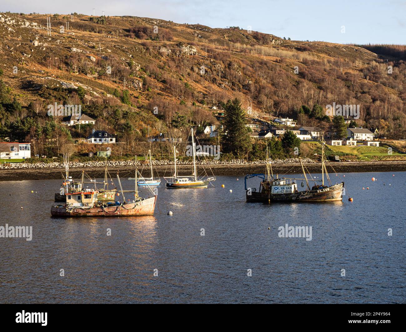 Ullapool a village and port in Ross and Cromarty, Scotland Stock Photo ...