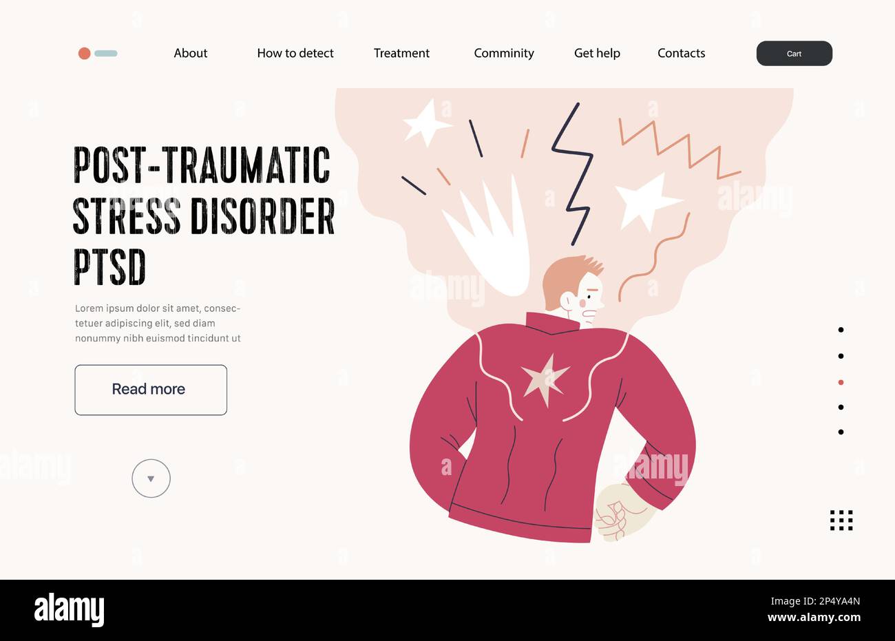 Ptsd vector vectors Cut Out Stock Images & Pictures - Alamy