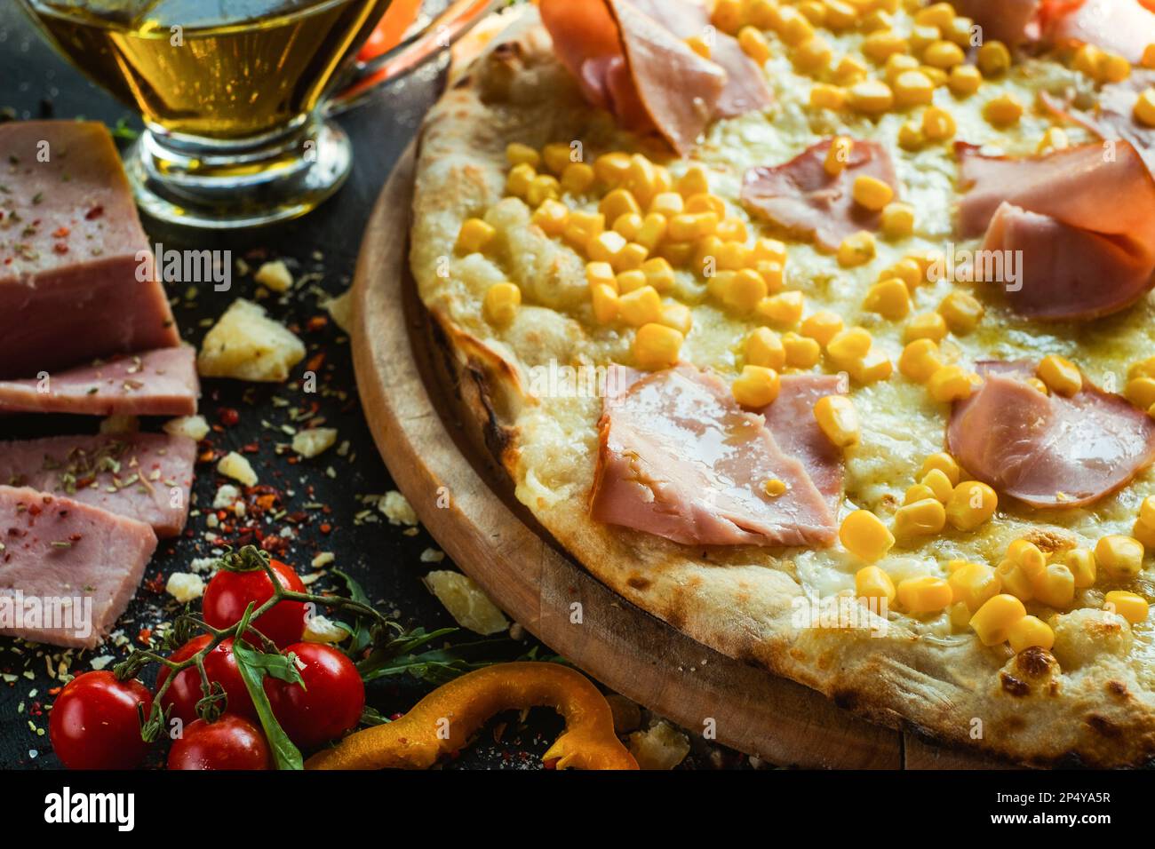 italian pizza barbecue fast food Stock Photo - Alamy