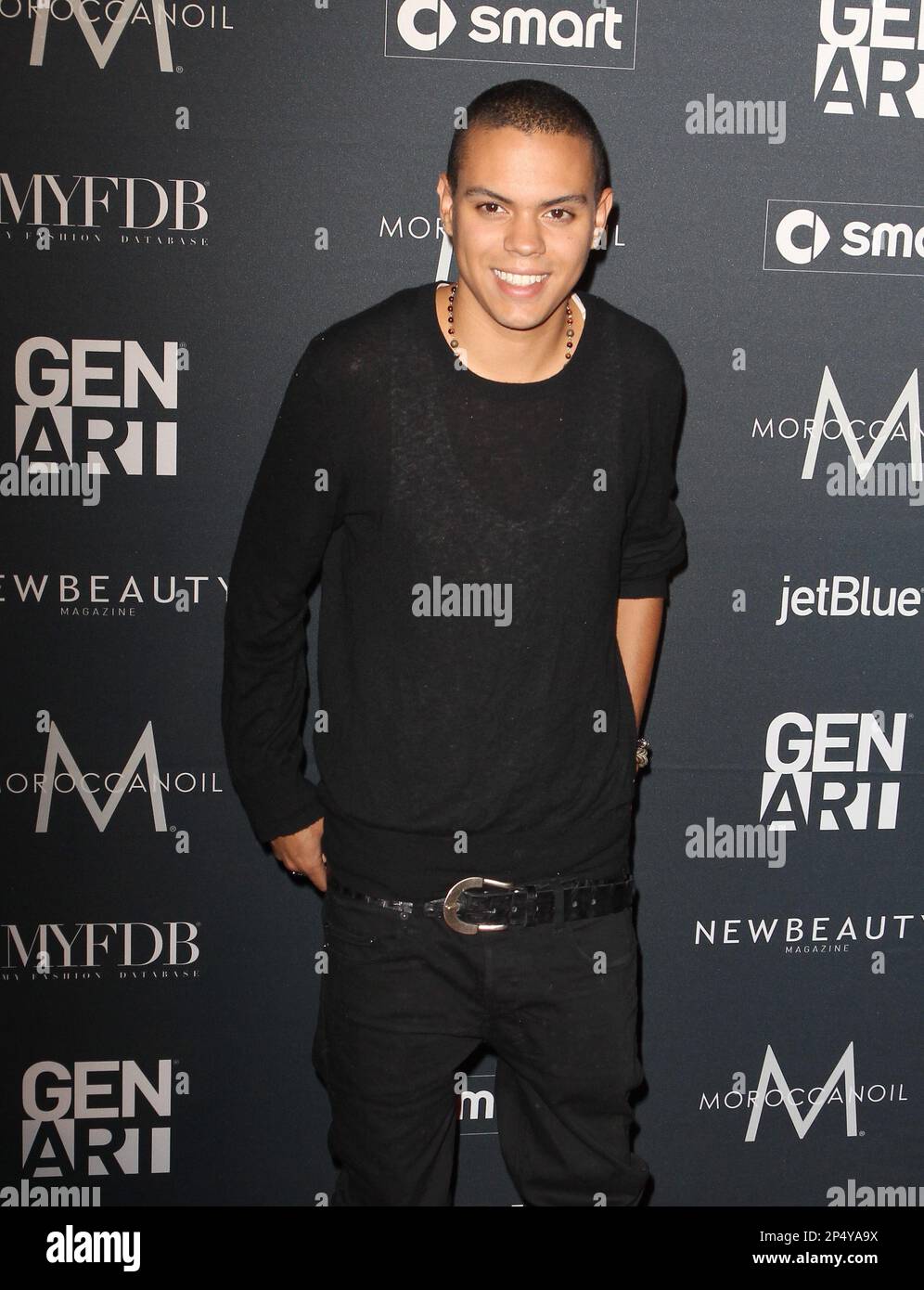 Evan Ross arrives at Gen Art's 'Fresh Faces In Fashion' event held at ...