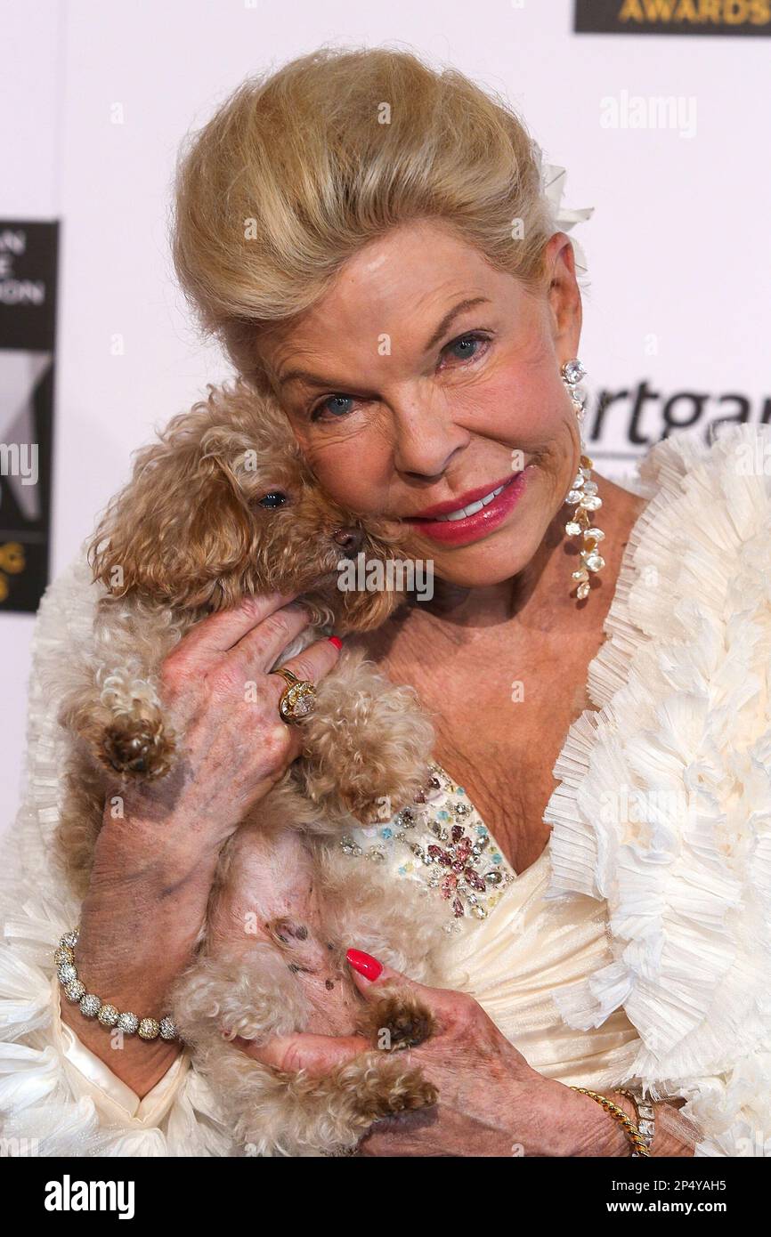 Lois Pope attends The American Humane Association's Hero Dog Awards ...