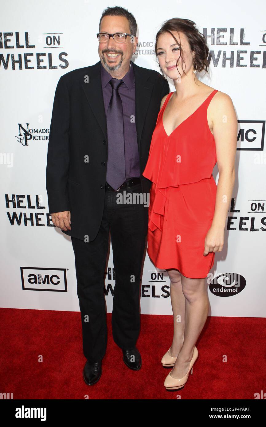 John Shiban and Robin McLeavy attend the AMC's 'Hell On Wheels' Season ...