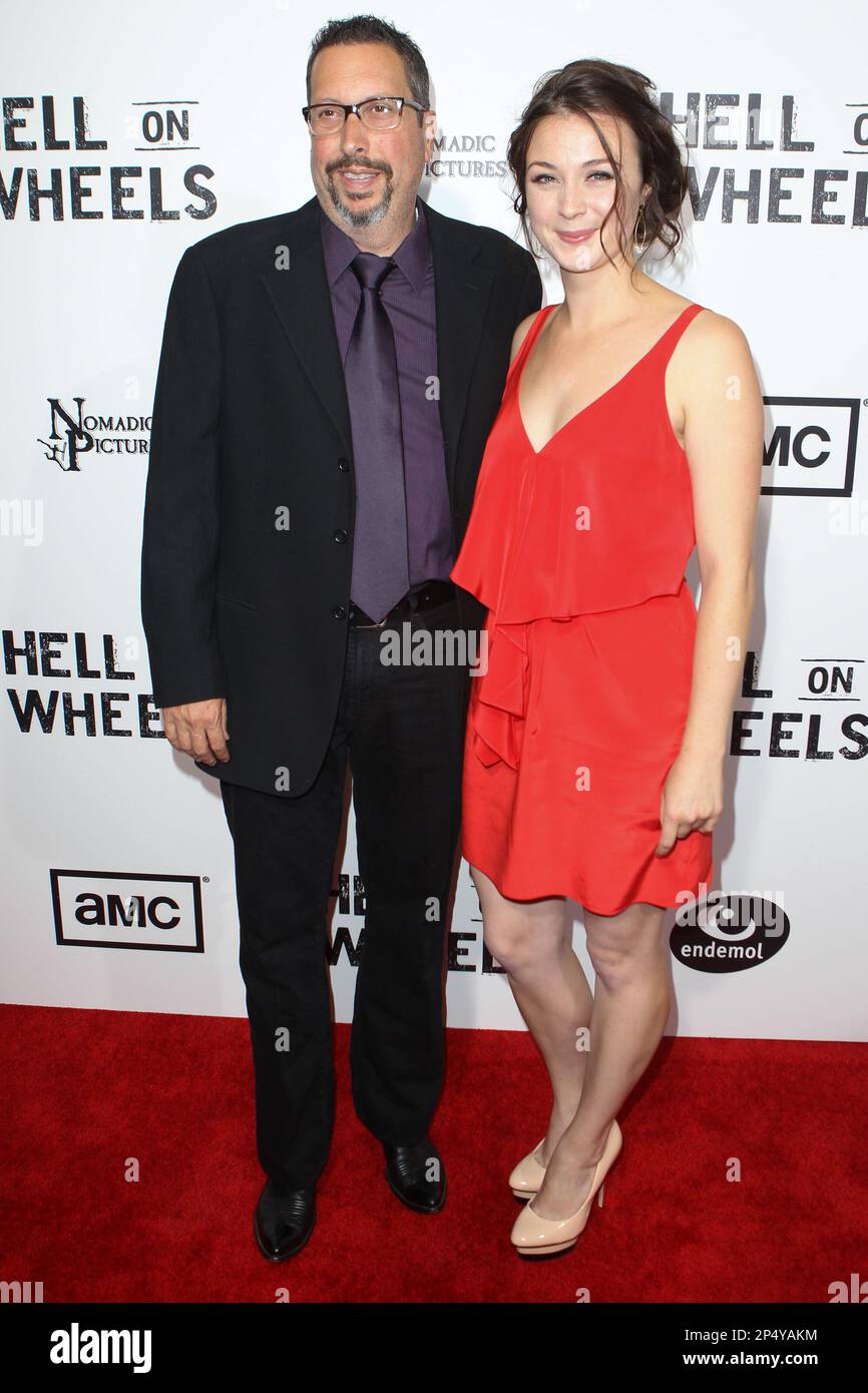 John Shiban and Robin McLeavy attend the AMC's 'Hell On Wheels' Season ...