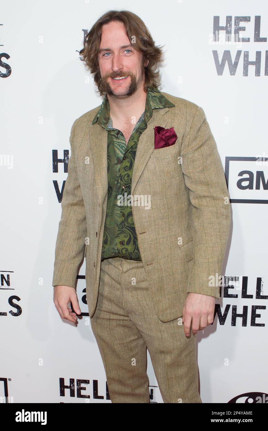 Philip Burke attends the AMC's 'Hell On Wheels' Season 2 Premiere at ...