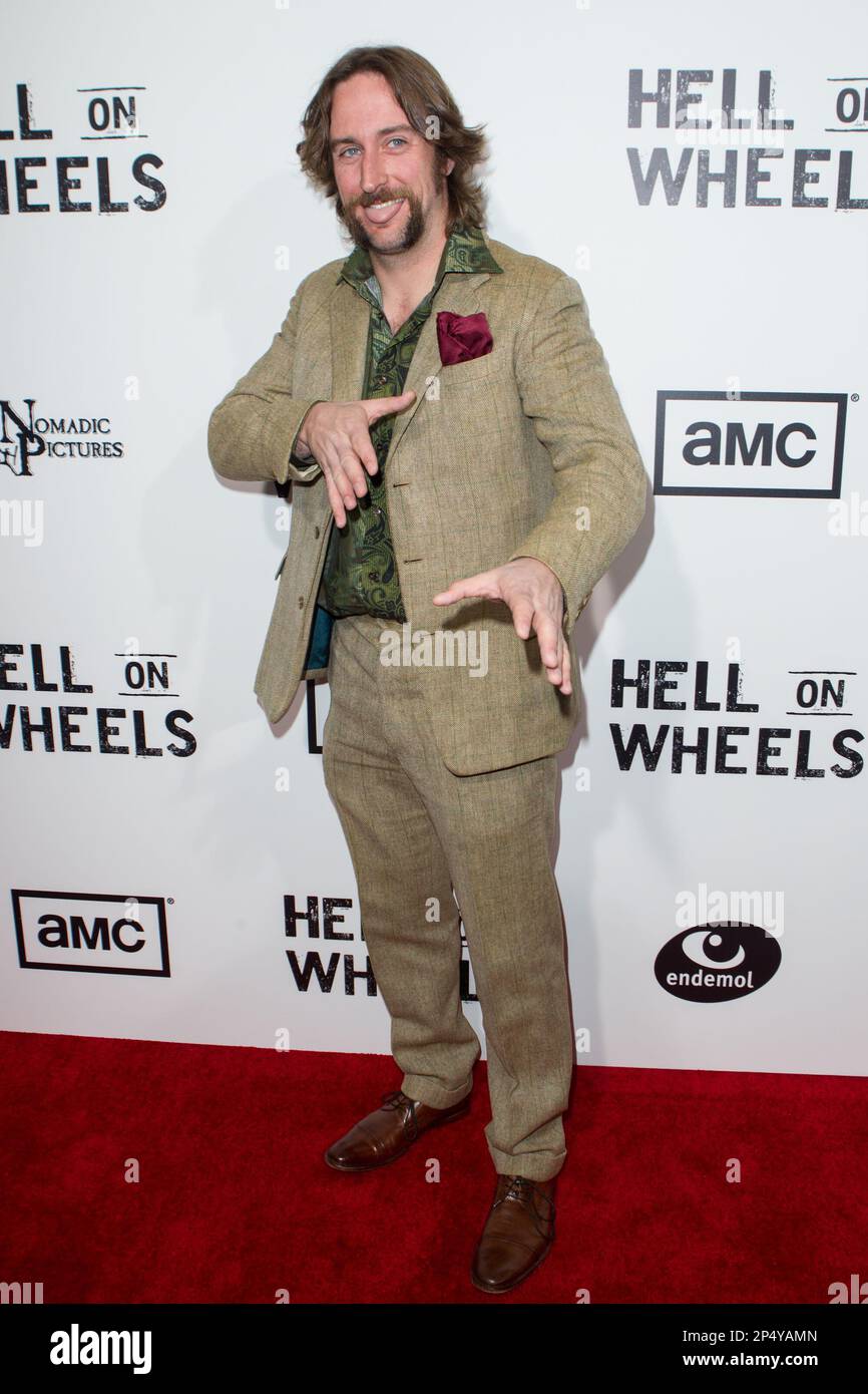 Philip Burke attends the AMC's 'Hell On Wheels' Season 2 Premiere at ...