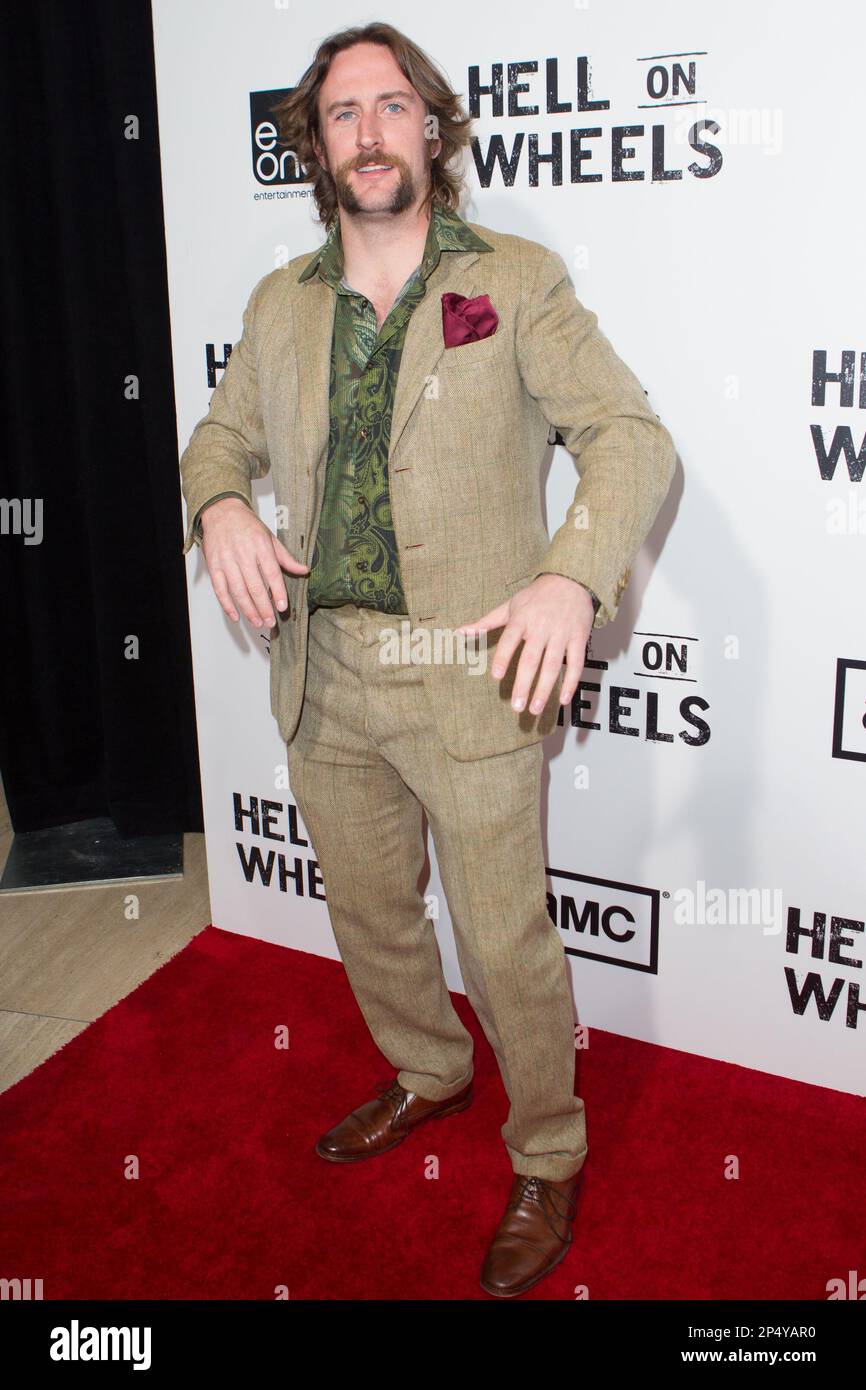 Philip Burke attends the AMC's 'Hell On Wheels' Season 2 Premiere at ...