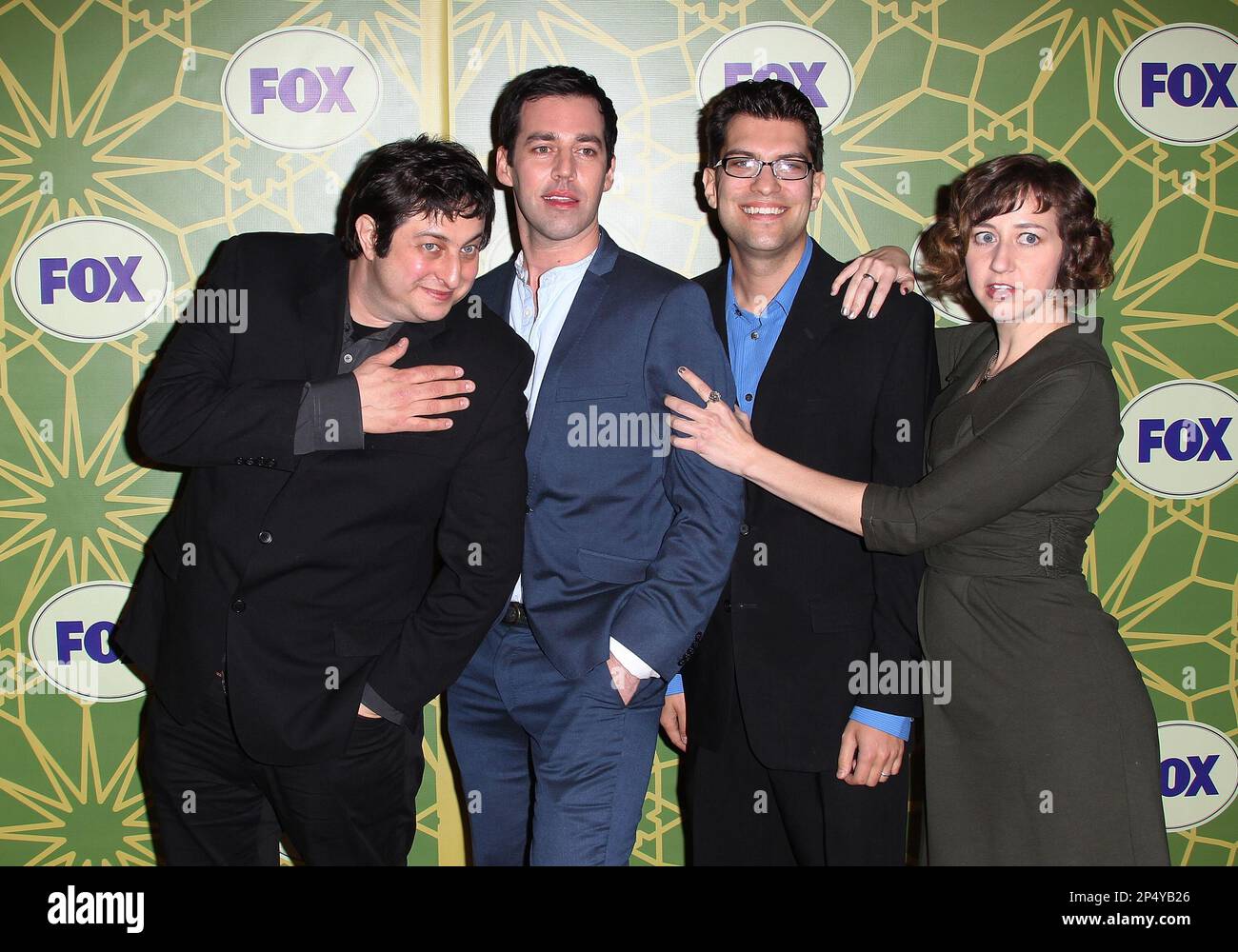 Dan Mintz , Eugene Mirman , John Robert and Kristen Schaal arrive at ...