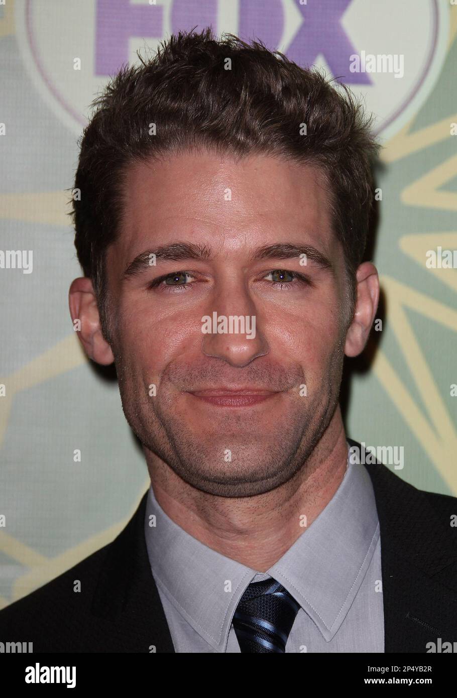 Matthew Morrison arrives at Fox's All-Star Party at Castle Green on ...