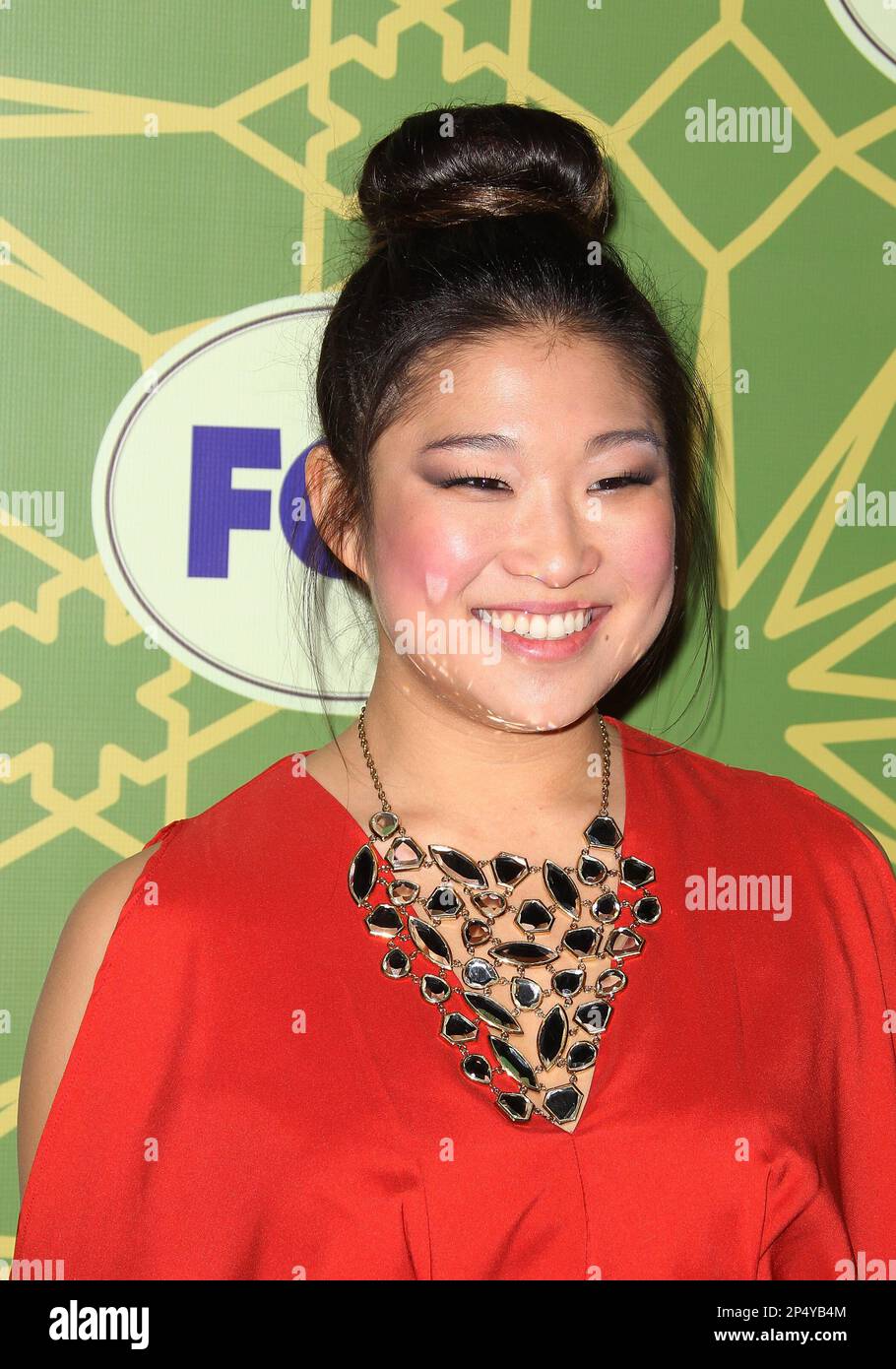 Jenna Ushkowitz arrives at Fox's All-Star Party at Castle Green on ...