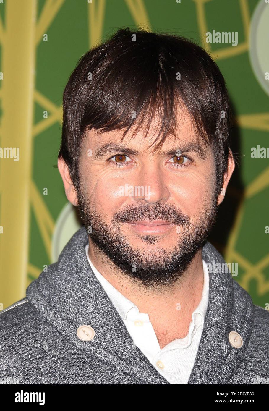 Jason Gann arrives at Fox's All-Star Party at Castle Green on January 8 ...