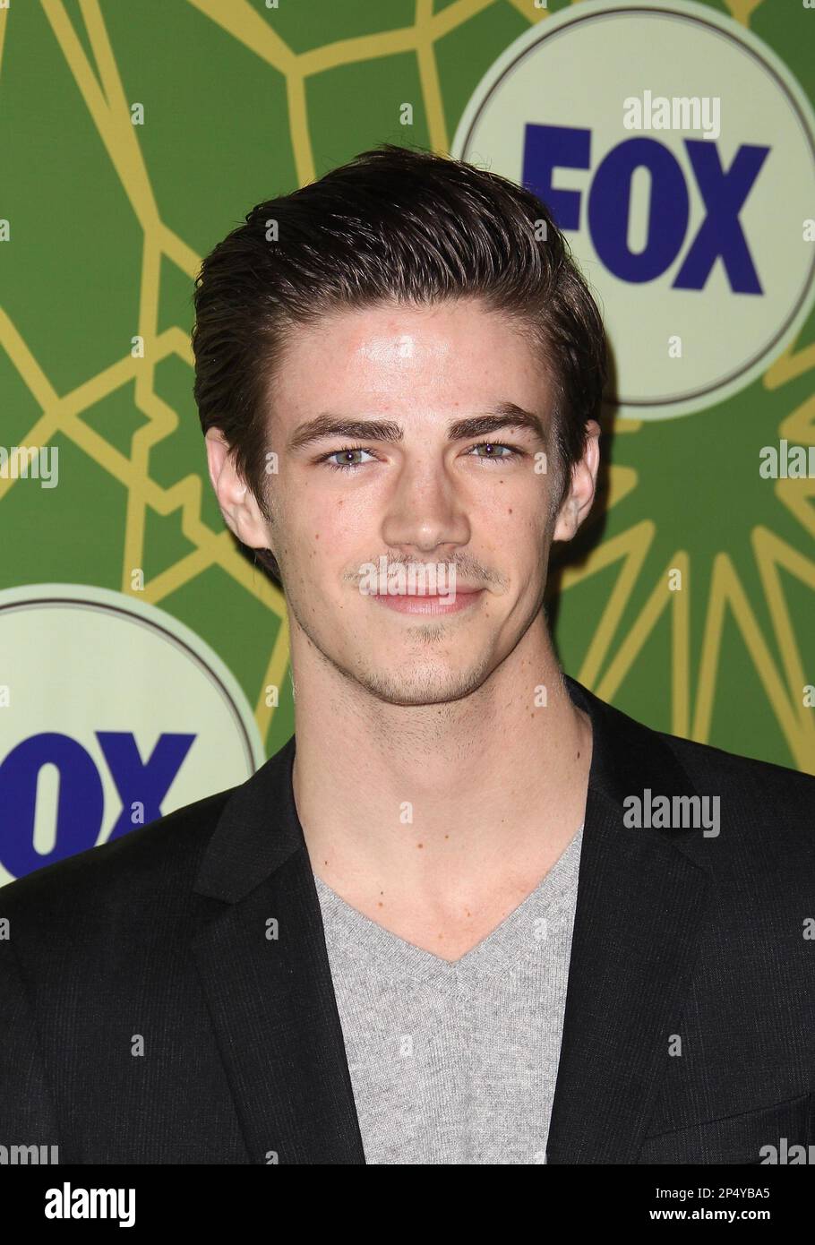 Grant Gustin arrives at Fox's All-Star Party at Castle Green on January ... Grant Gustin arrives at Fox's All-Star Party at Castle Green on January ...