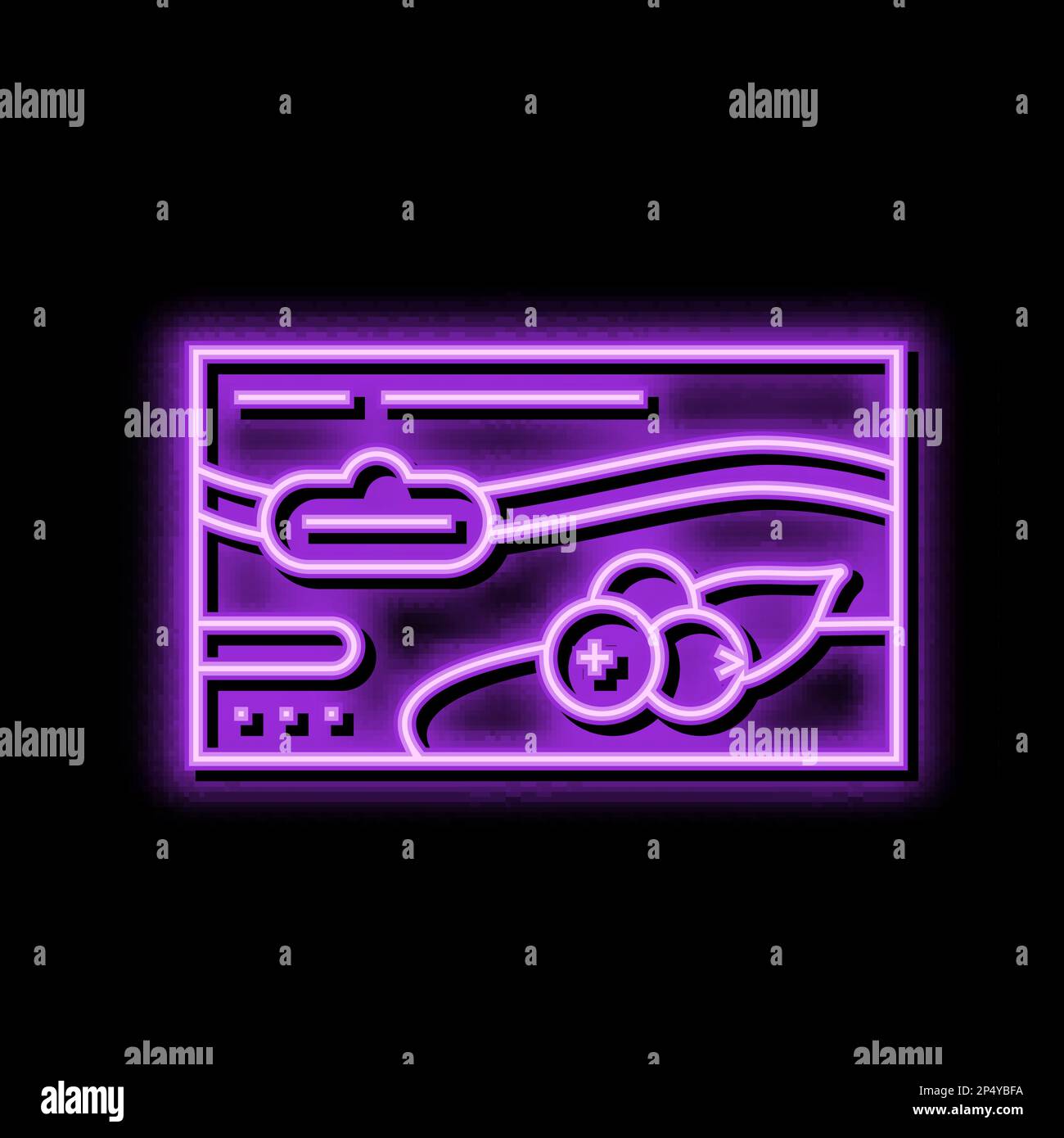 tea blueberry neon glow icon illustration Stock Vector Image & Art - Alamy