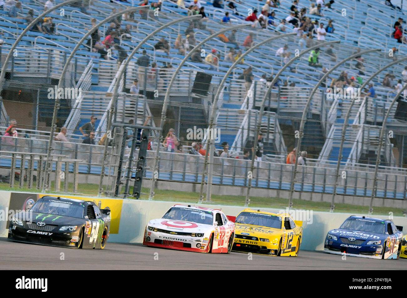 Kyle Busch (54) during the NASCAR Nationwide Series auto race at ...