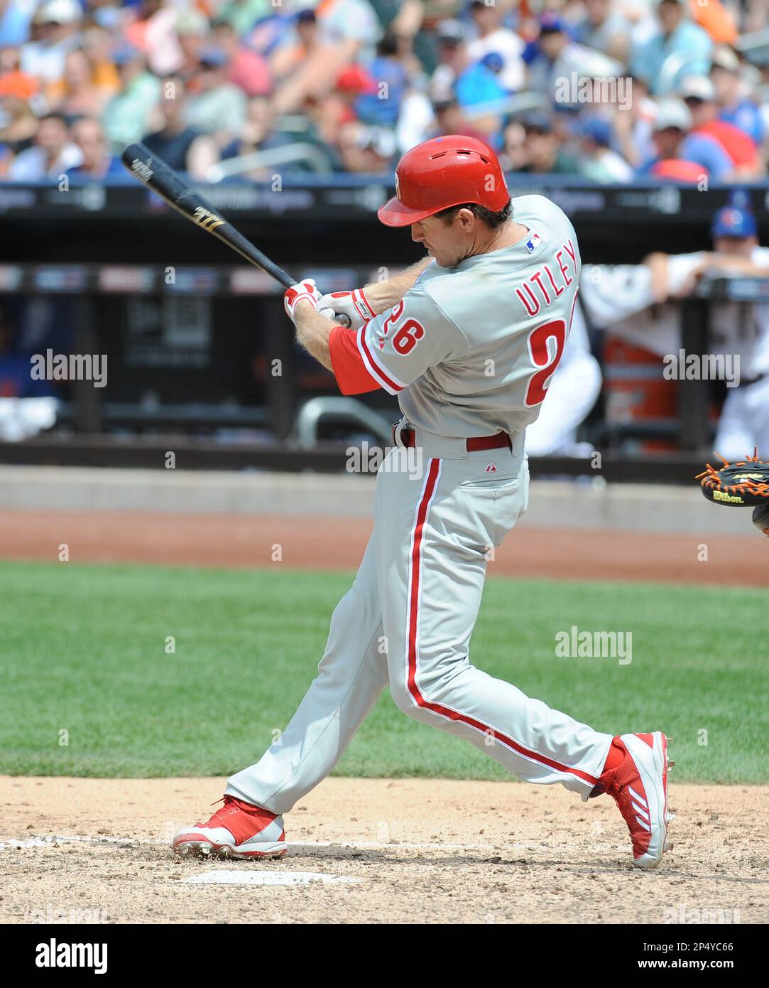 Philadelphia Phillies infielder Chase Utley (26) during game against ...