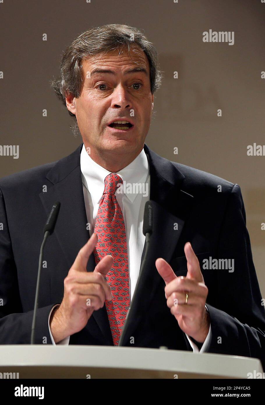 The new elected chairman of the employers association, Ingo Kramer ...