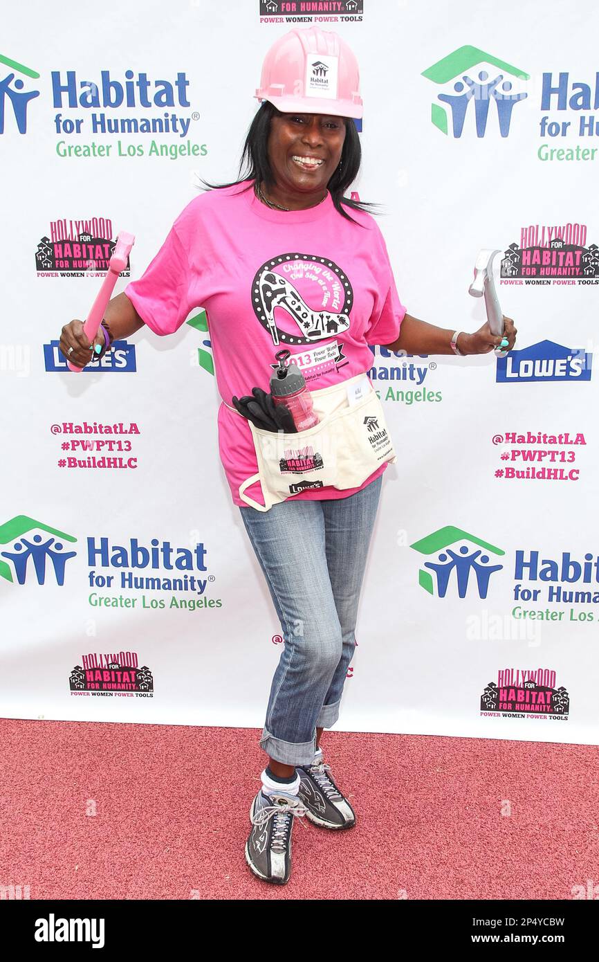 Actress Kiki Shepard attends the 9th Annual Power Women Power Tools ...