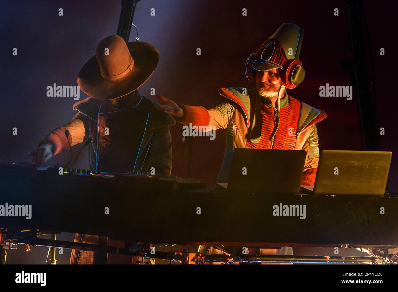 The norvegian electro pop band Royksopp performs live in Brussels | Le ...