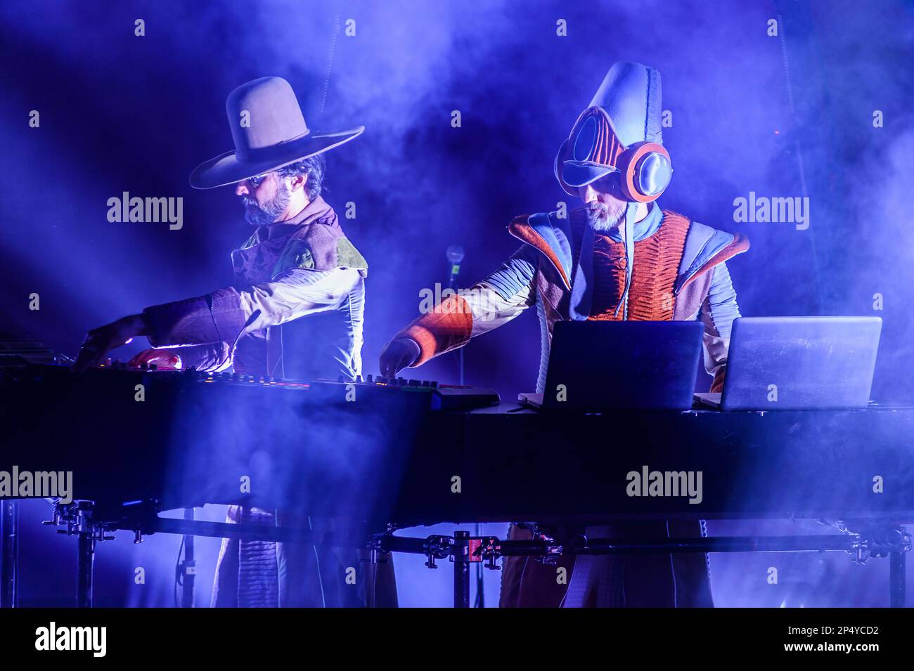 The norvegian electro pop band Royksopp performs live in Brussels | Le ...
