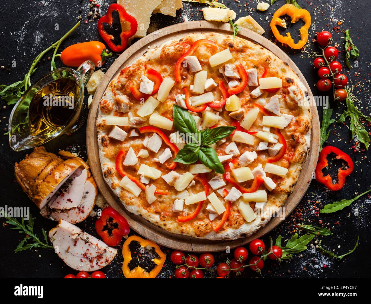 Special pizza recipe hi-res stock photography and images - Alamy