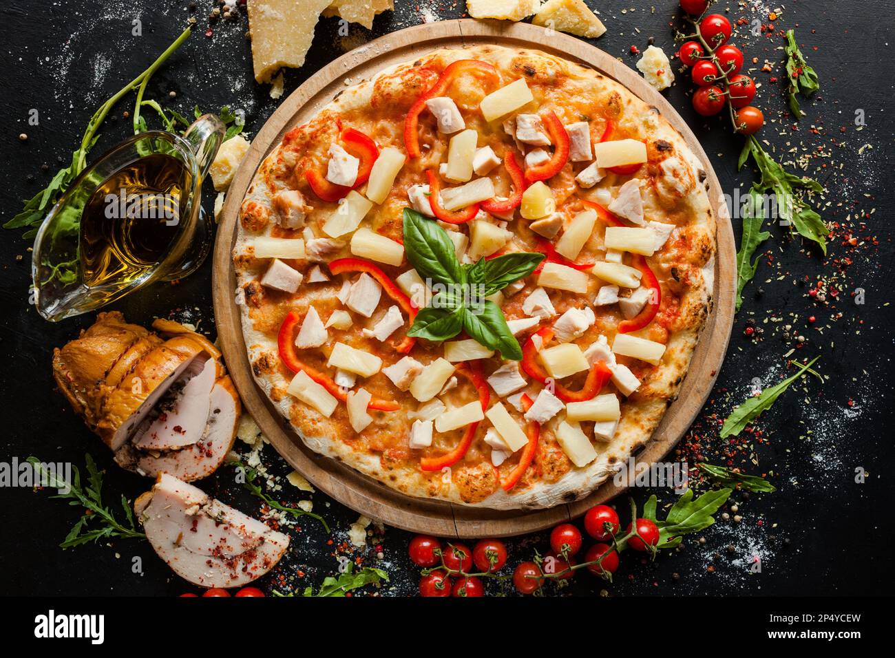 Special pizza recipe hi-res stock photography and images - Alamy