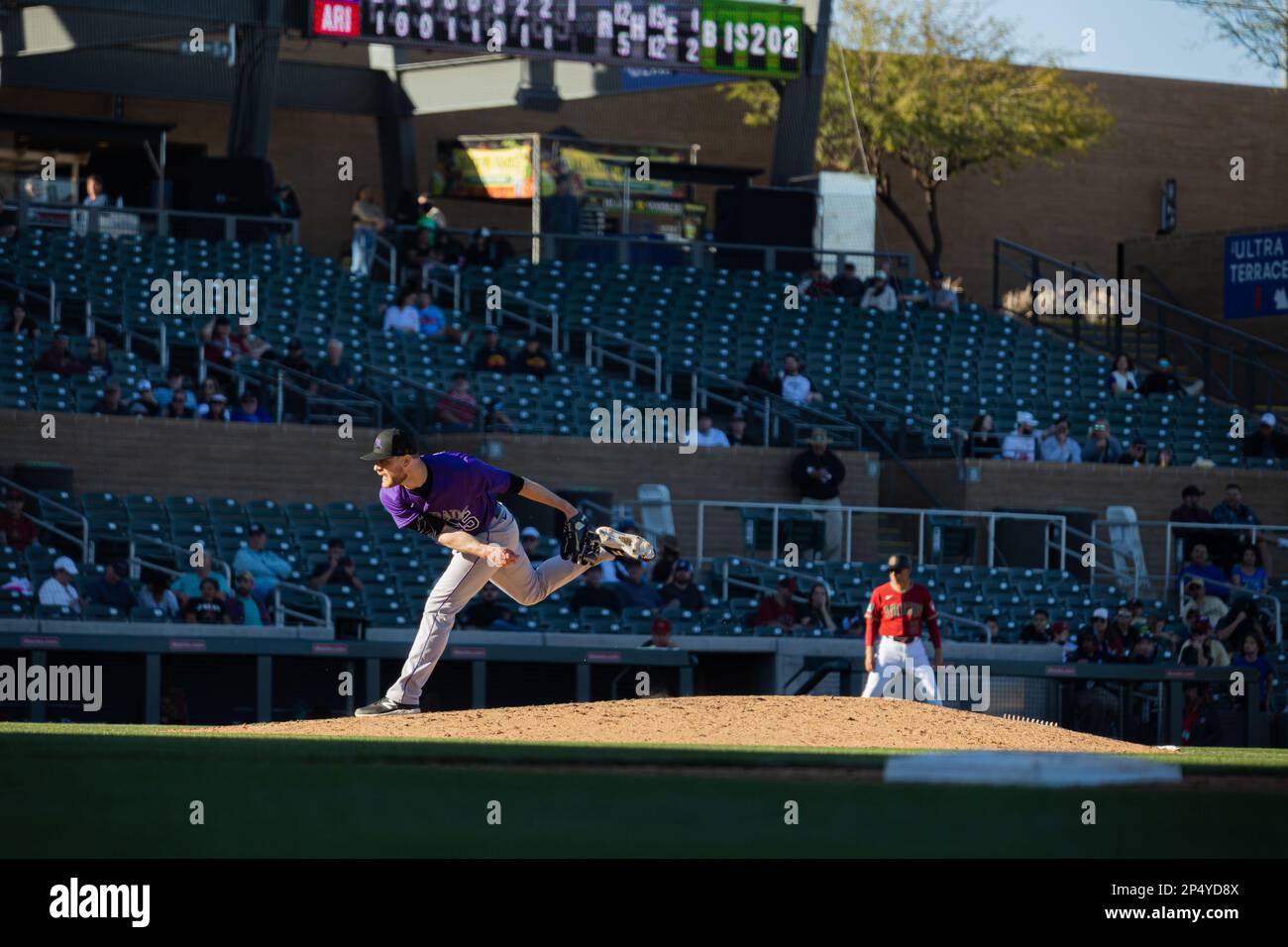 Matt Koch (RHP) during a MLB spring training Baseball game at Salt ...