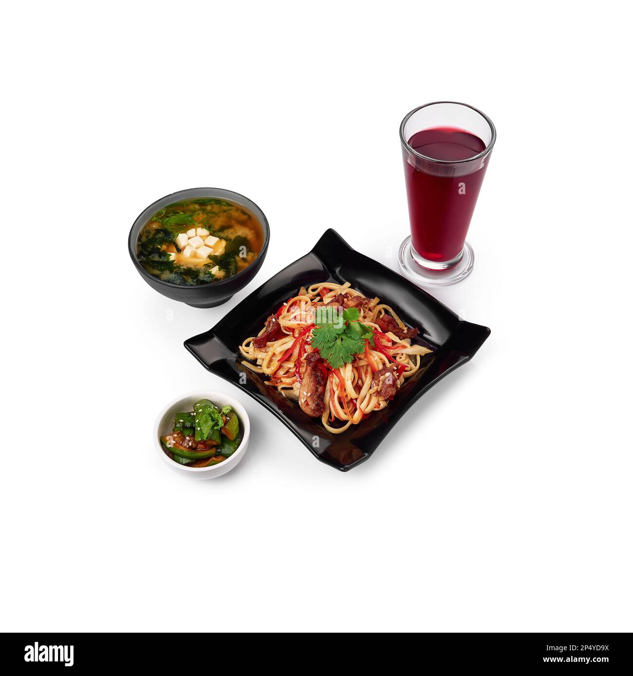 Classic lunch white background isolate Stock Photo - Alamy