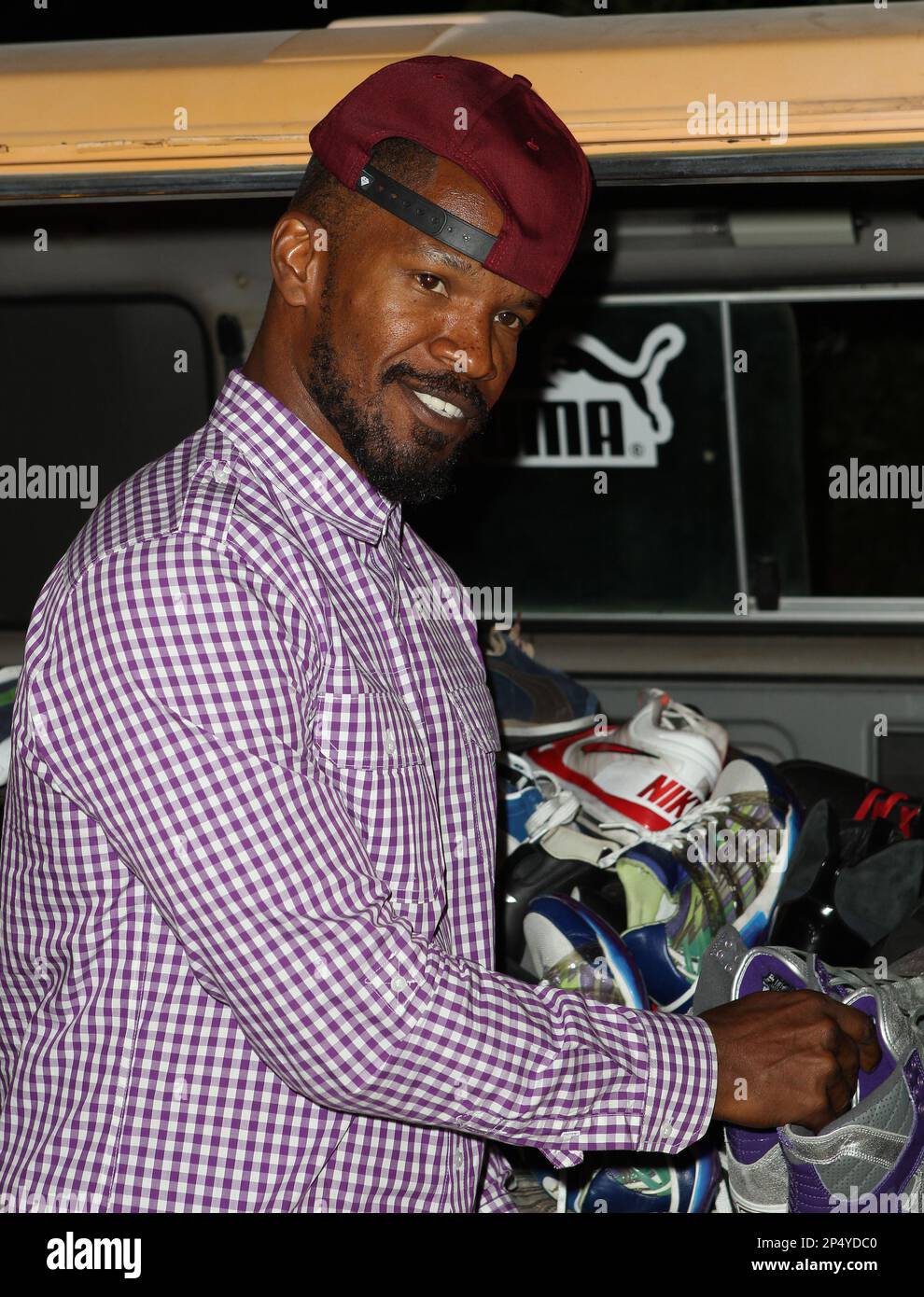 Jamie Foxx attends the PUMA Presents Riddim + Run Benefiting ...