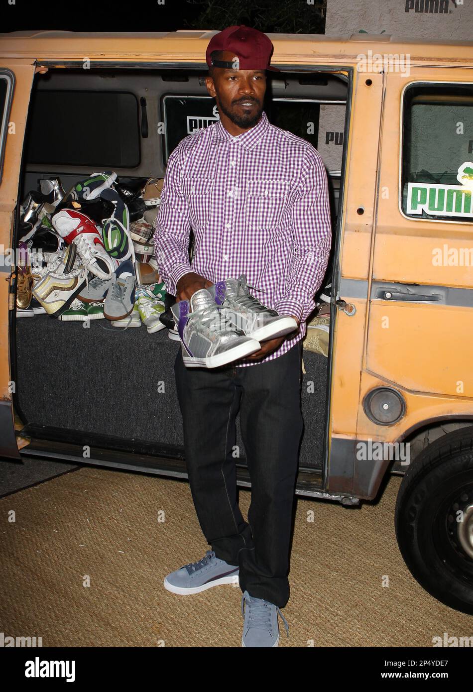Jamie Foxx attends the PUMA Presents Riddim + Run Benefiting ...