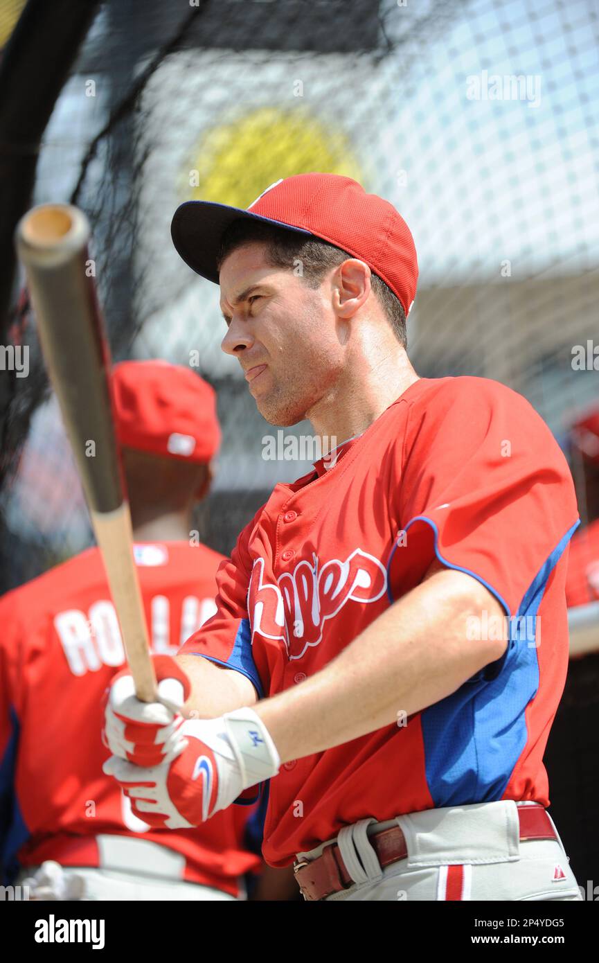 Philadelphia Phillies infielder Michael Young (10) during game against ...