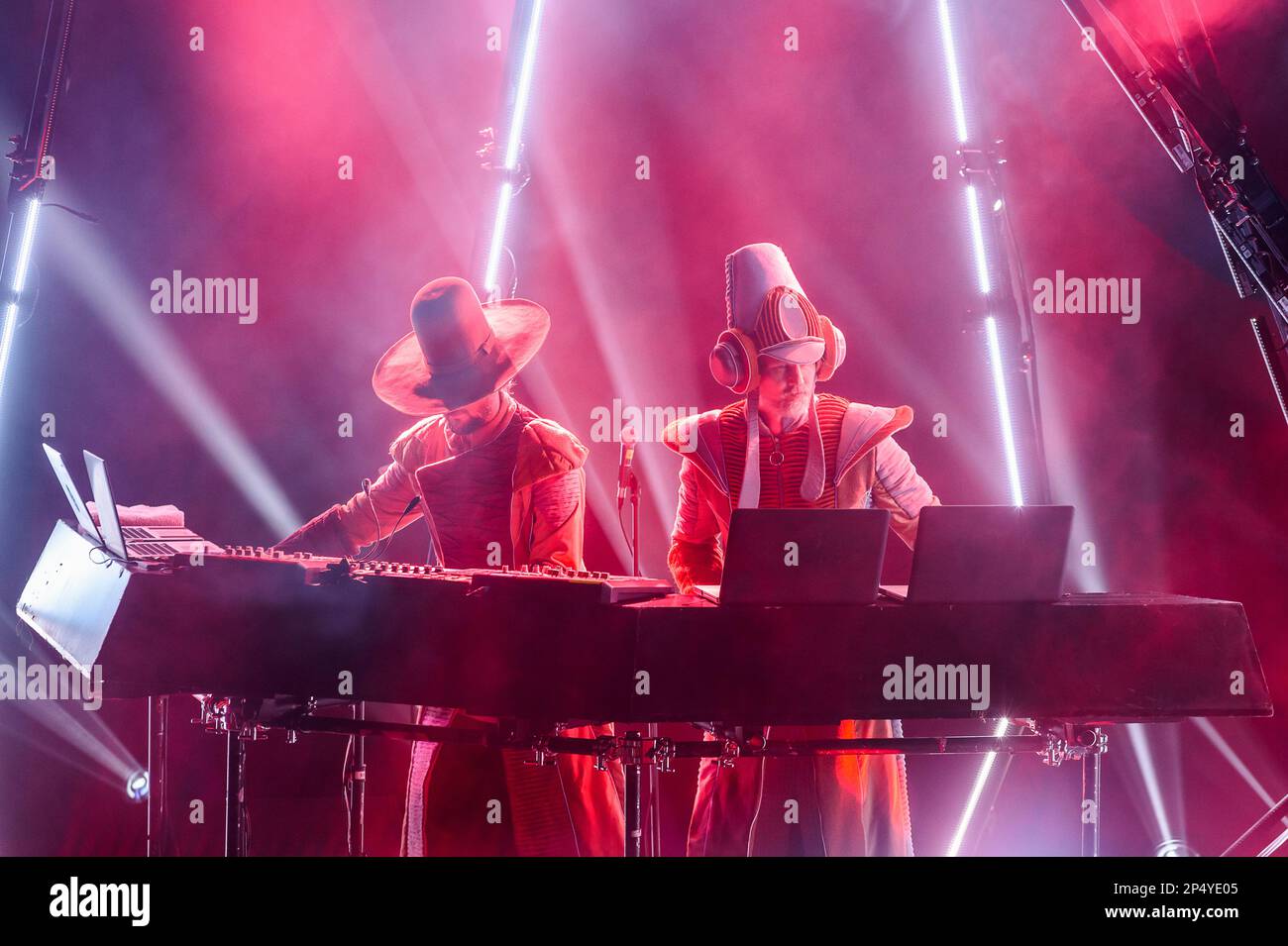 The norvegian electro pop band Royksopp performs live in Brussels | Le ...