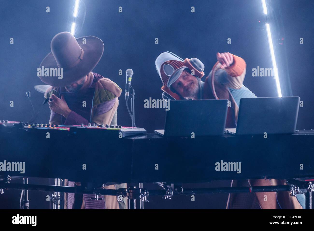 The norvegian electro pop band Royksopp performs live in Brussels | Le ...