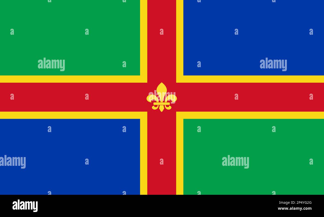 County flag of Lincolnshire Stock Photo - Alamy