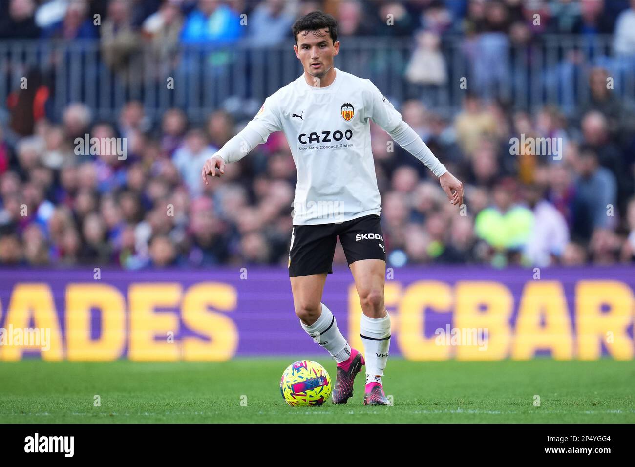 Barcelona, Spain, 05/03/2023, Hugo Guillamon of Valencia CF during the ...