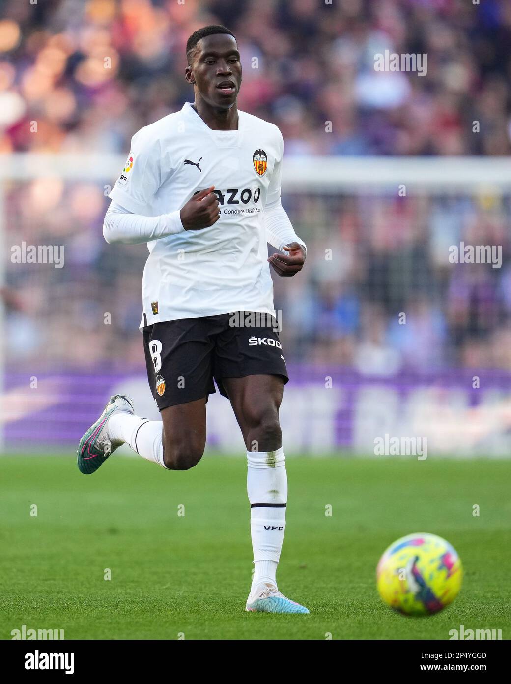 Barcelona, Spain, 05/03/2023, Ilaix Moriba of Valencia CF during the La ...
