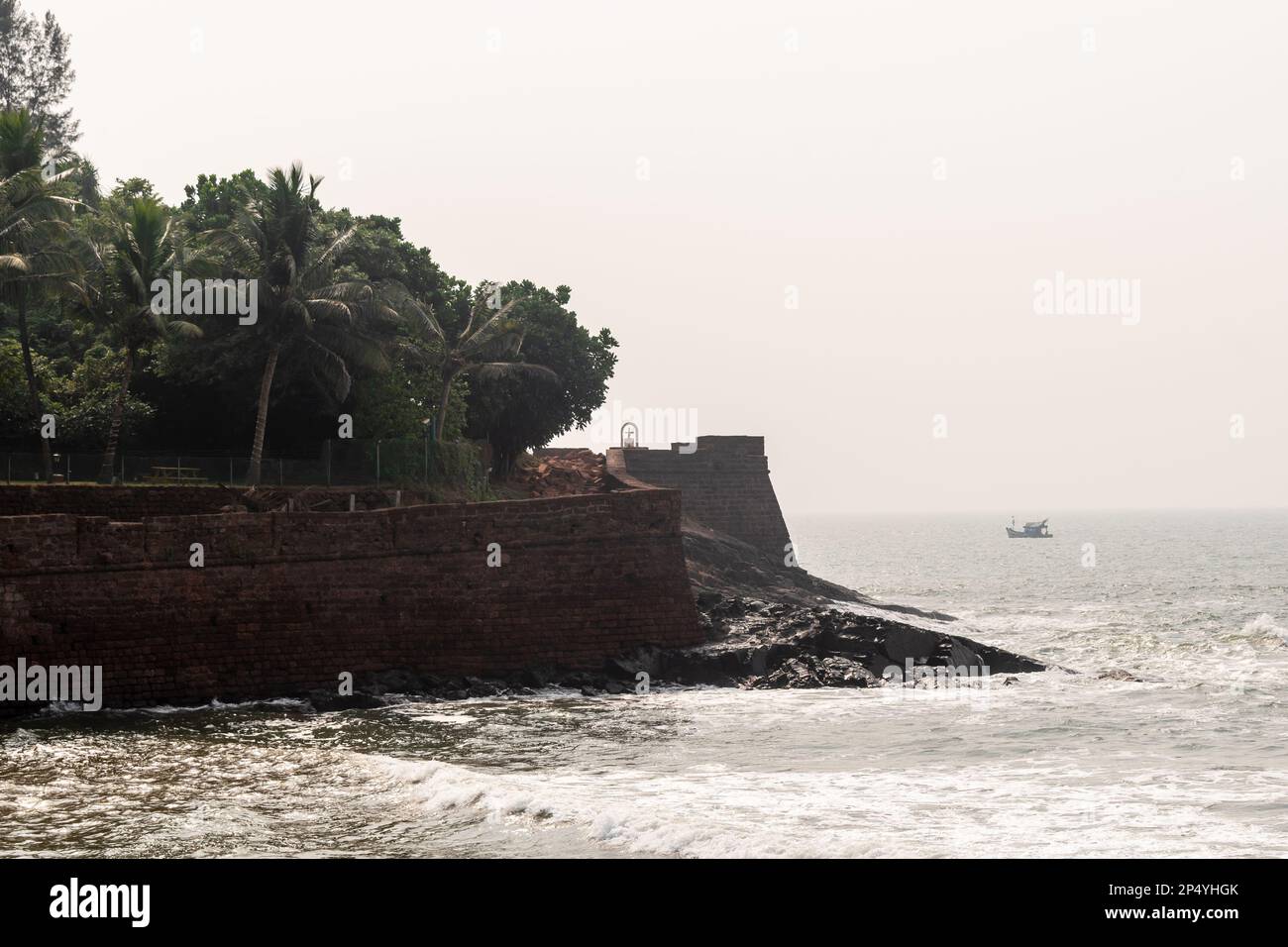 Candolim, Goa, India - January 2023: A view of Portuguese era Fort ...